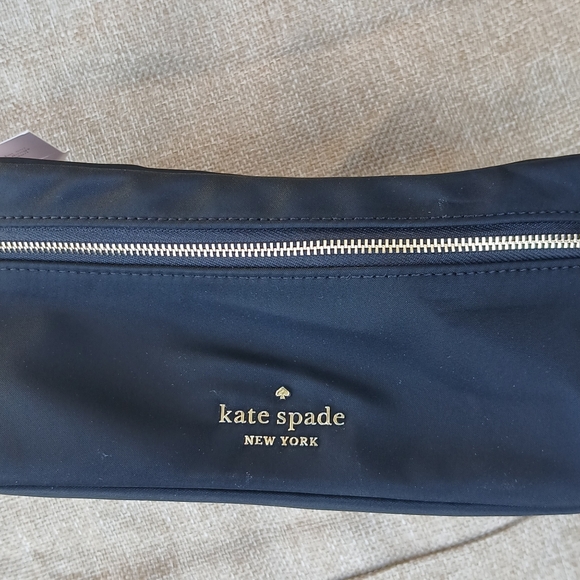 kate spade | Accessories | Kate Spade Travel Case Black With Gold ...